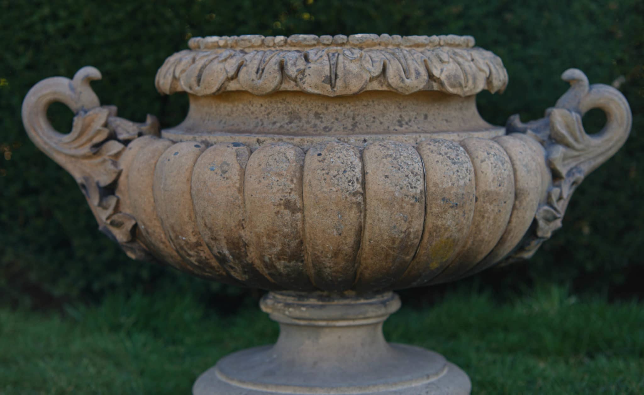 Large Scale Terracotta Garden Urn by James Pulham - DGA by Tina Bird
