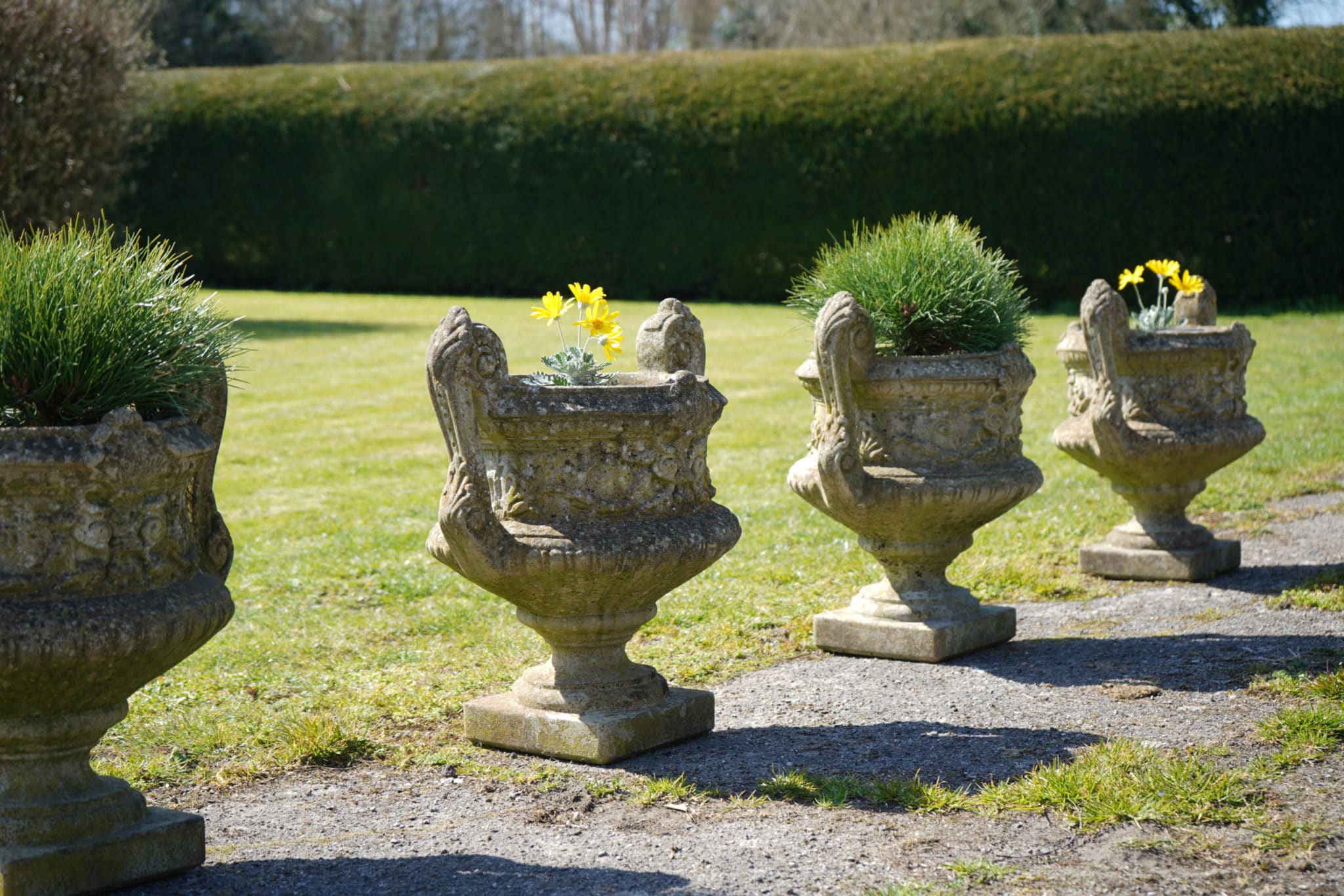 Set of four Garden Urns - DGA by Tina Bird