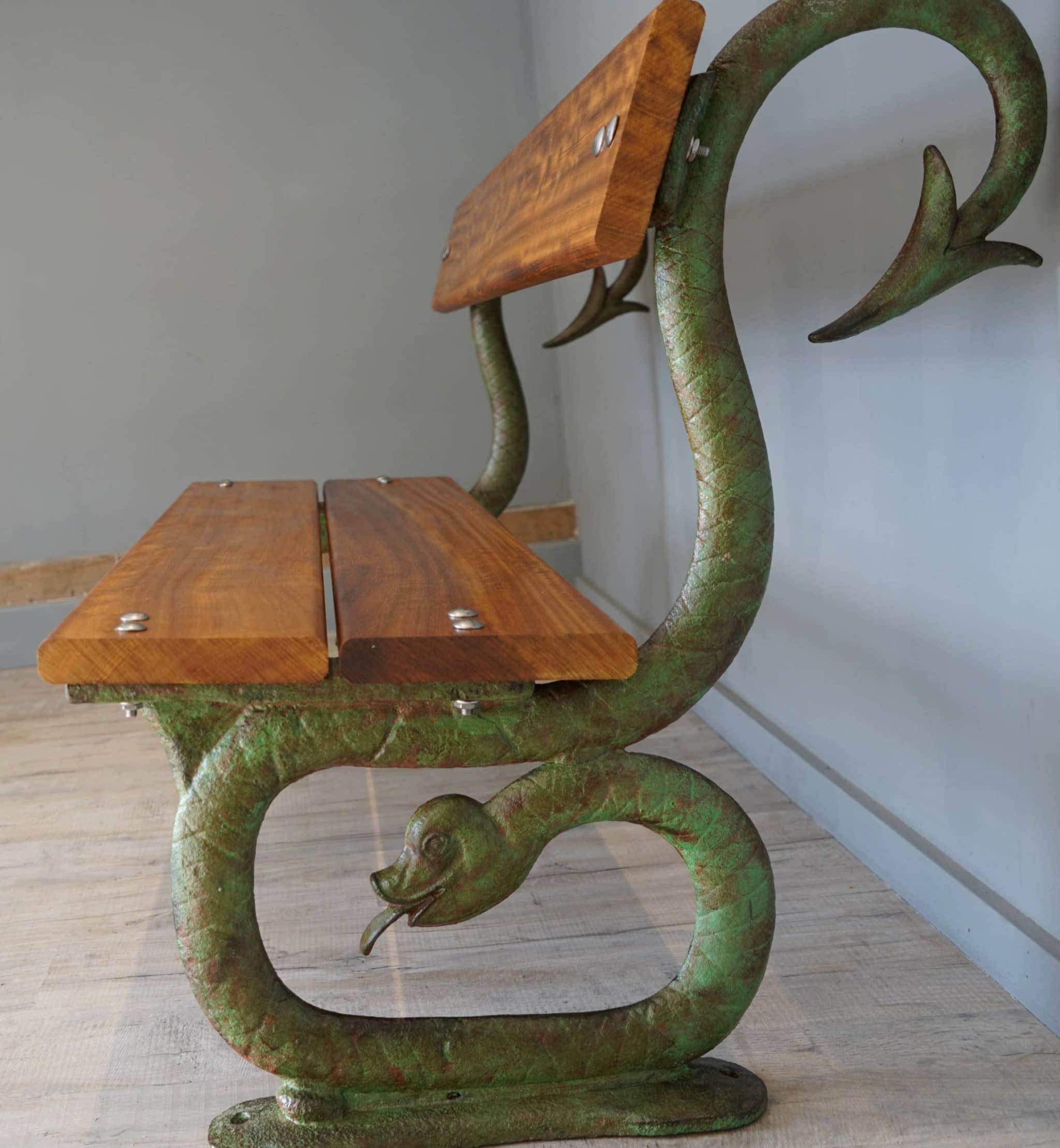 Victorian Design Cast iron Serpent Bench - DGA by Tina Bird