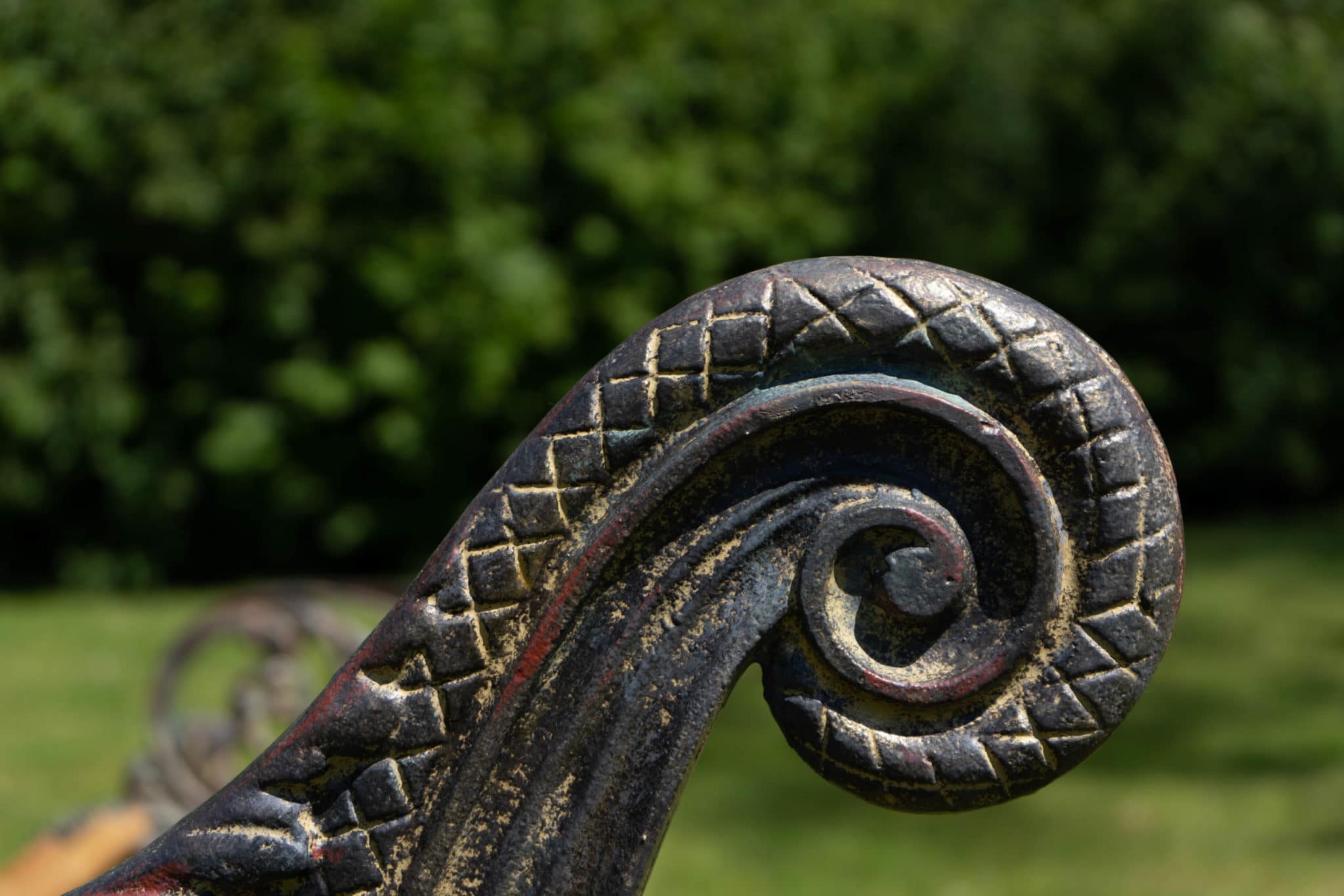 Victorian Cast iron Garden Bench - DGA by Tina Bird