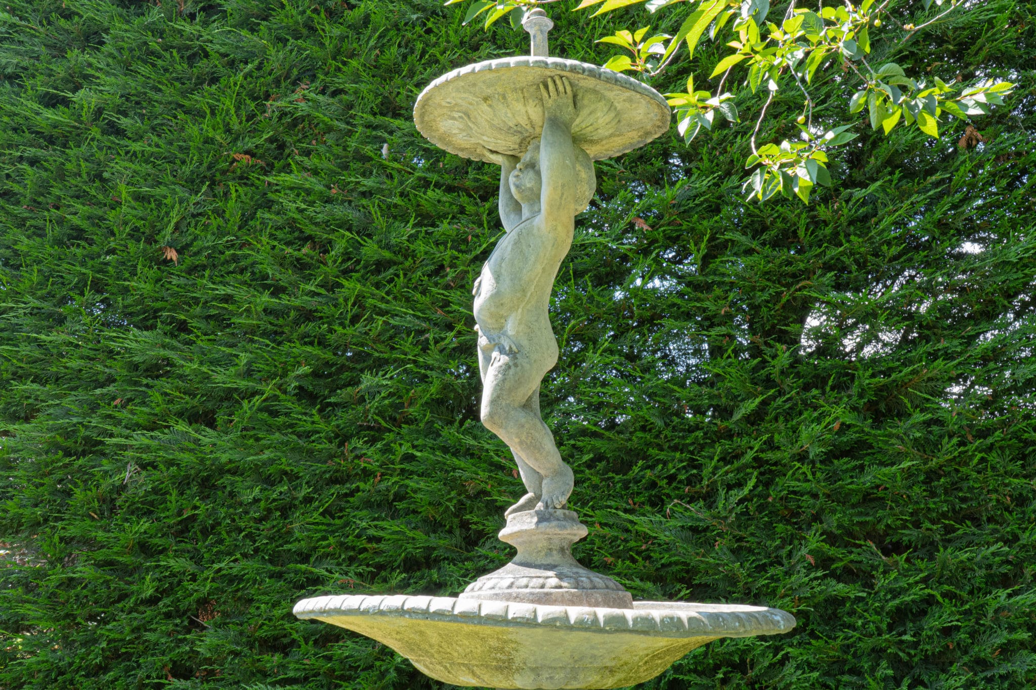 Vintage Lead Garden Water Fountain - DGA by Tina Bird