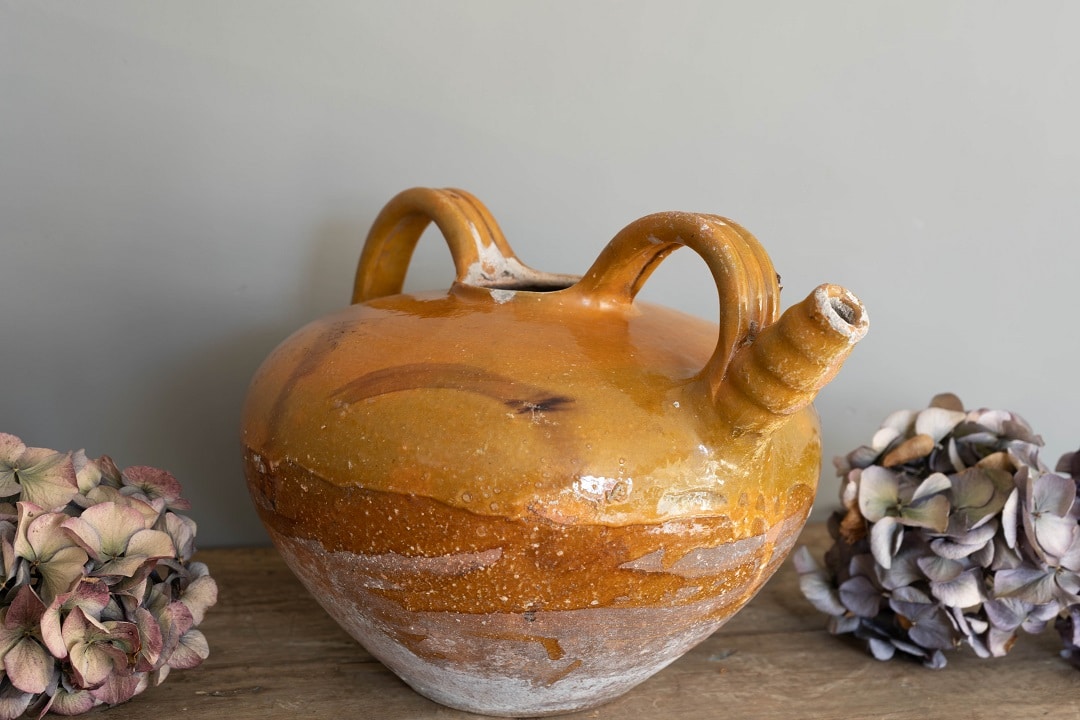 French Glazed Cruche Pot - DGA by Tina Bird