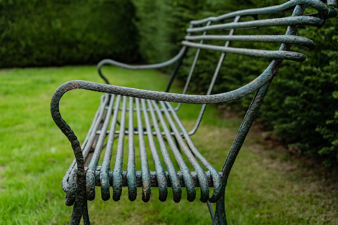 Antique 19th Century Arras Garden Bench - DGA by Tina Bird