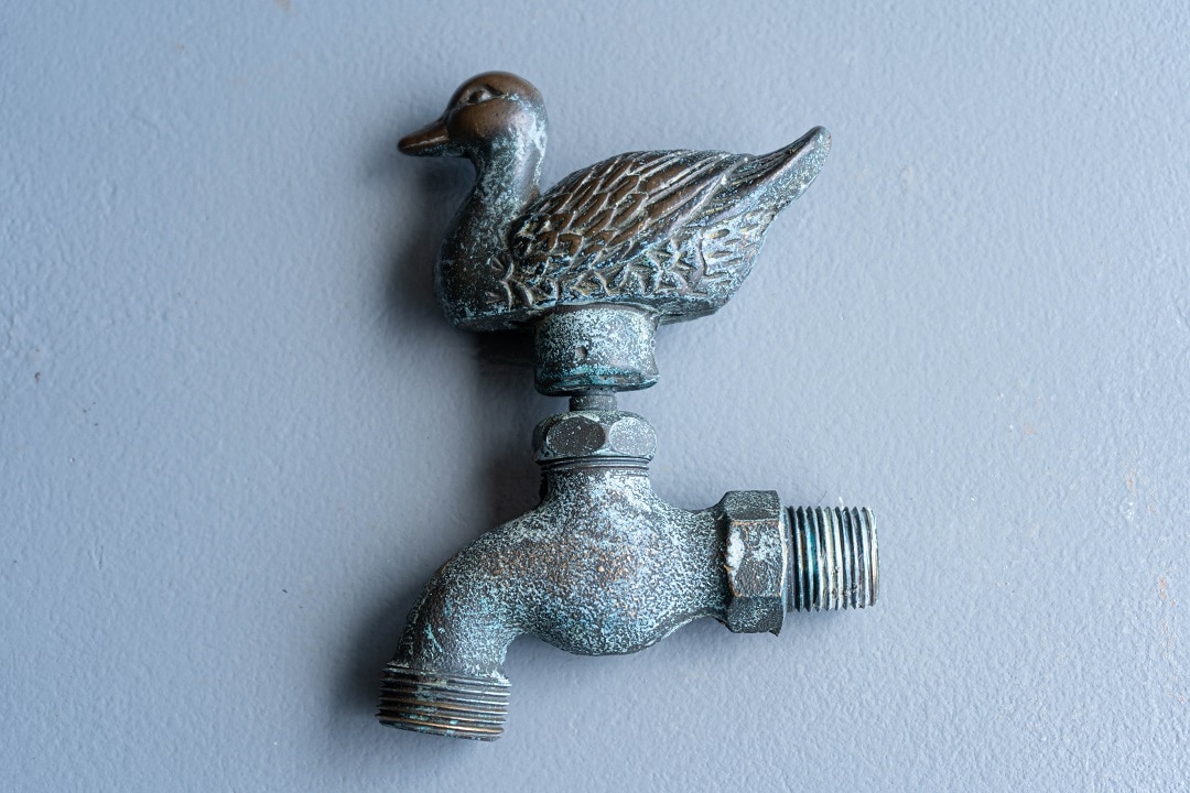 Decorative brass Outdoor Tap Handle - DGA by Tina Bird