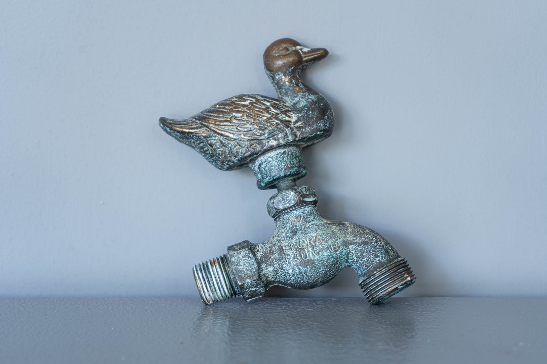 Decorative brass Outdoor Tap Handle - DGA by Tina Bird